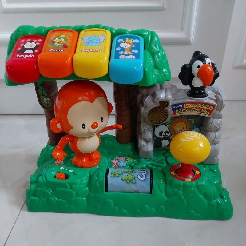 Jual VTECH DANCE MONKEY ZOO EDUKASI PRELOVED | Shopee Indonesia