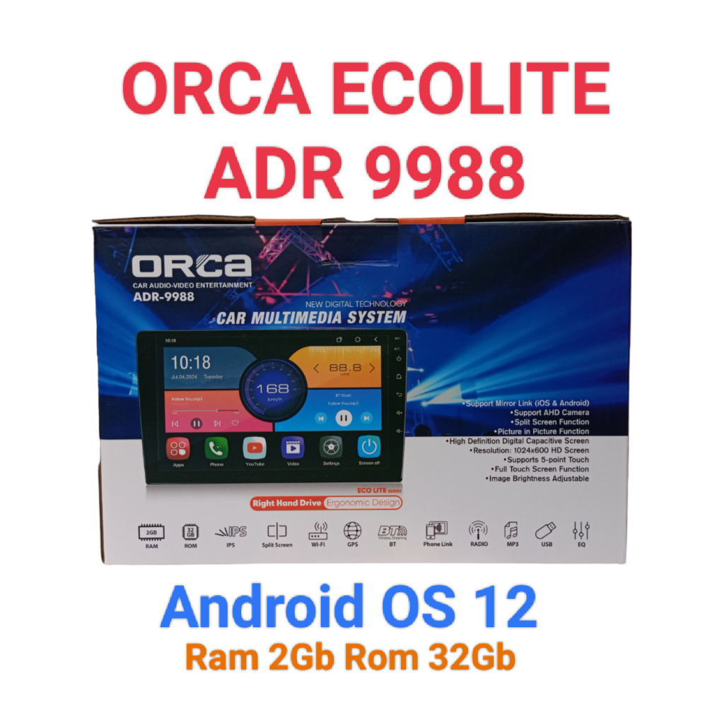 Jual Android ORCA ECO lite ADR 9988 IPS Screen -9 Inchi dan 7 Inch Ram ...