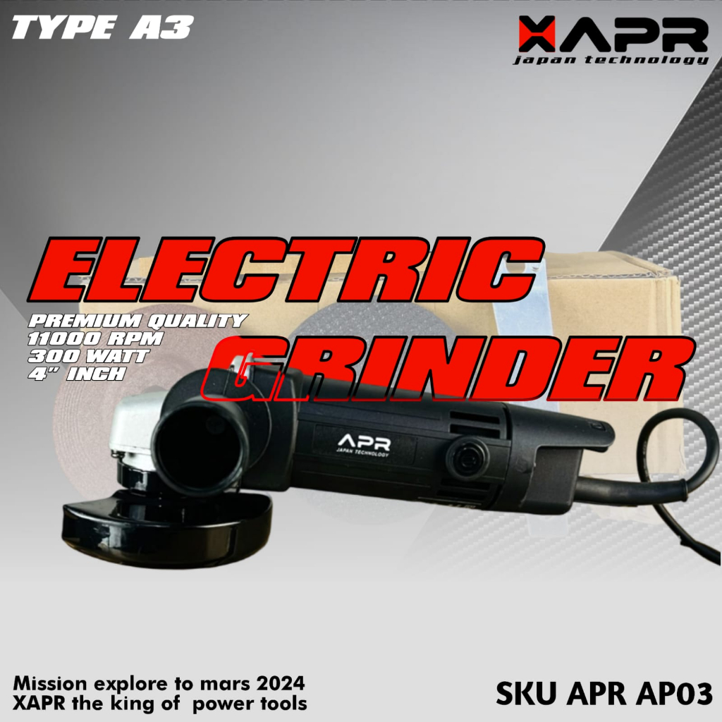 Jual Mesin gerinda APR JAPAN TYPE A3 angle grinder gurinda SIRKEL 4inch ...