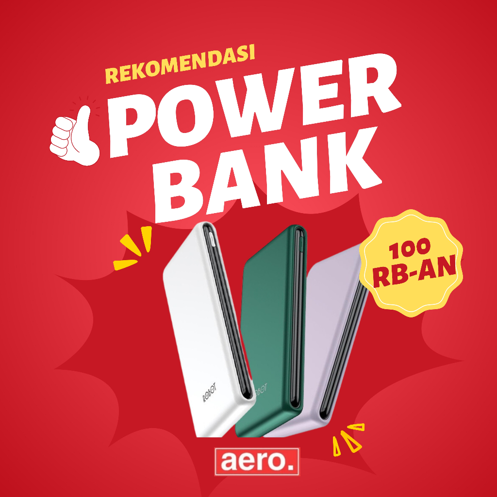 Jual power bank 10000mah robot vivan fast charging power delivery ...