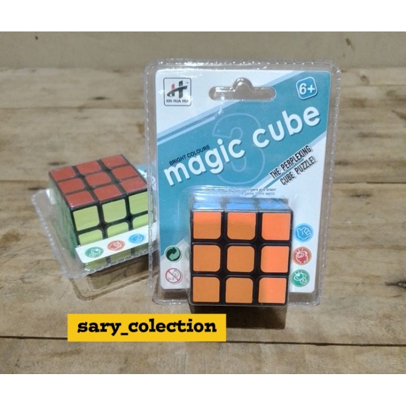 Jual Magic Cube 3x3x3 Ukuran 5,5 cm | Shopee Indonesia