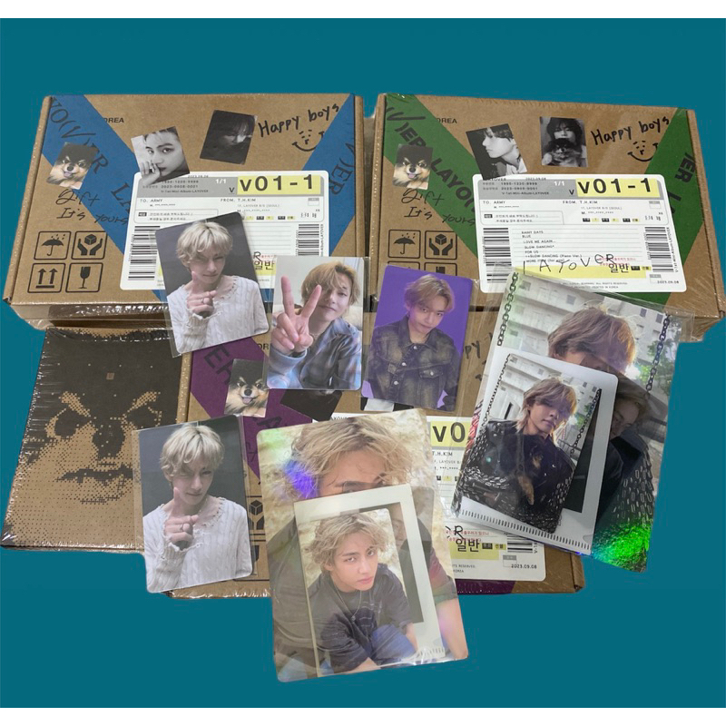Jual Ready Stock Sealed Layover V Taehyung BTS Album + Weverse Album ...