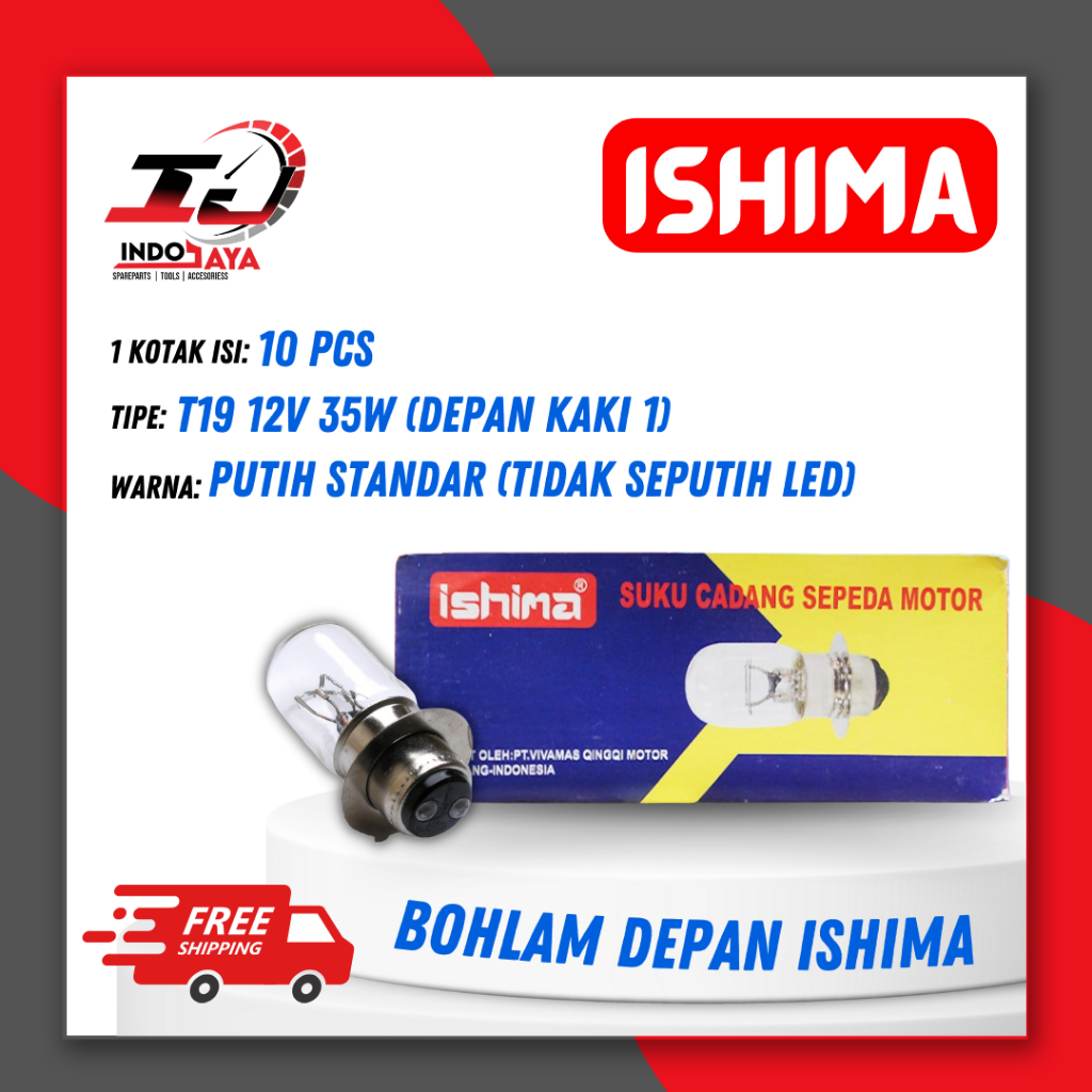 Jual [BAYAR DITEMPAT] BOHLAM DEPAN ISHIMA MOTOR GRAND SUPRA BEAT MIO ...