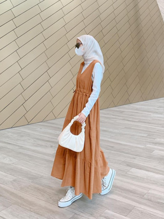 Jual Kila Inner Dress Baju Gamis Tanpa Lengan Polos Fashion Muslim ...