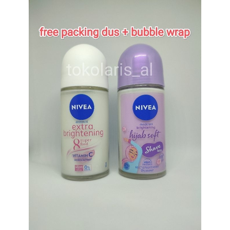 Jual Nivea Deodorant Roll on Brightening | Hijab soft | Shopee Indonesia