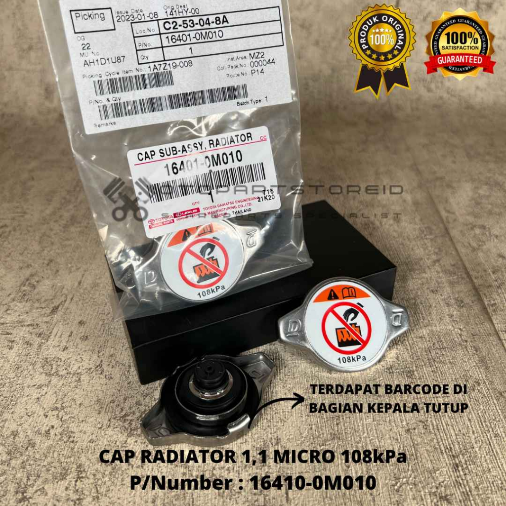 Jual TUTUP RADIATOR 1,1 AVANZA INNOVA YARIS RUSH GRANDMAX TERIOS VIOS ...