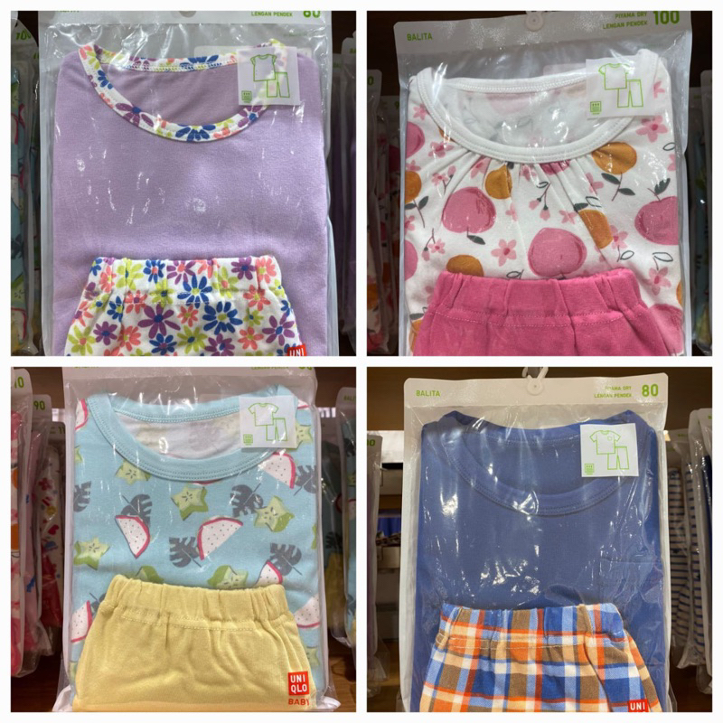 Jual piyama uniqlo lengan pendek | Shopee Indonesia