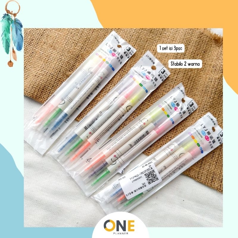 Jual STABILO 2 WARNA | bisa satuan | Shopee Indonesia