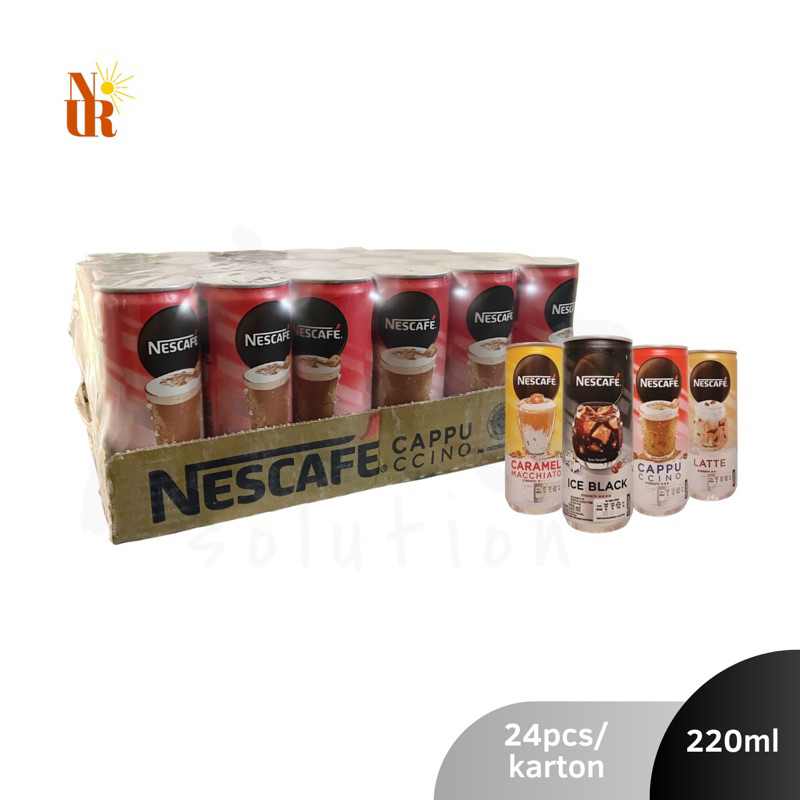 Jual Nescafe RTD Kaleng Rasa Ala Cafe 220ml x 24pcs [Karton] | Shopee ...
