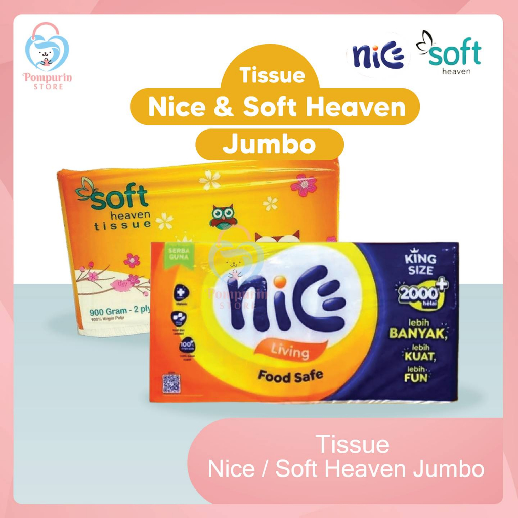 Jual Tissue Nice Facial Kiloan 1000gr / Soft Heaven Facial Kiloan 900gr ...