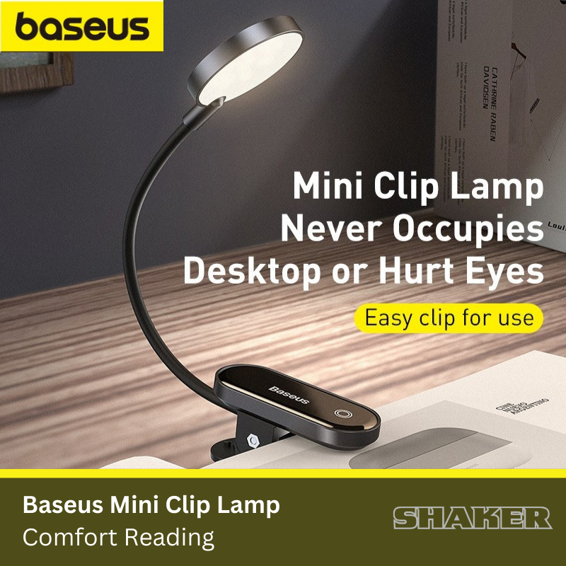Jual Baseus Lampu baca Comfort Reading Mini Clip Lamp - DGRAD | Shopee ...