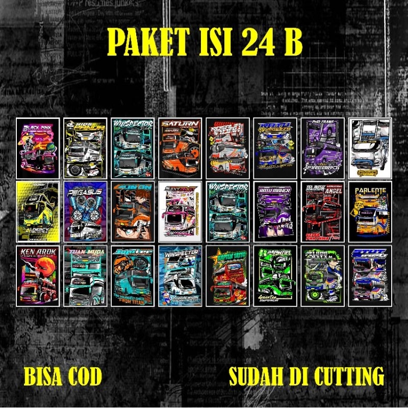 Jual Stiker bis basuri 24pcs | Shopee Indonesia