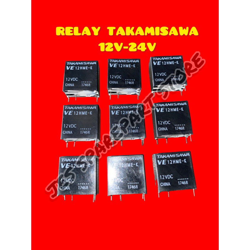 Jual RELAY RILAY TAKAMISAWA 12V-24V ORIGINAL JAPAN | Shopee Indonesia