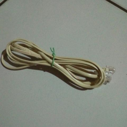 Jual KABEL LINE TELEPON 2 METER PLUS RJ11 | Shopee Indonesia