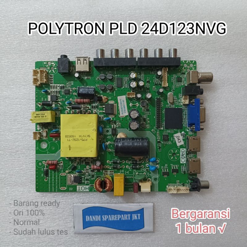 Jual MB LED TV POLYTRON PLD 24D123 - MAINBOARD TV - MESIN TV LED | Shopee Indonesia