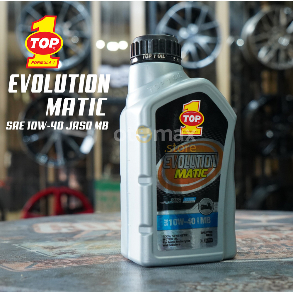 Jual Promo Oli Motor Matik Top1 Evolution Matic SAE 10W-40 0.8L | Shopee Indonesia