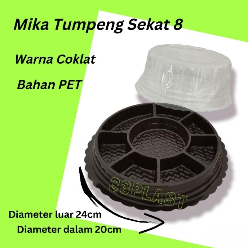 Jual Mika Tumpeng Mini Mika CT 20 sekat 8 (10set) | Shopee Indonesia