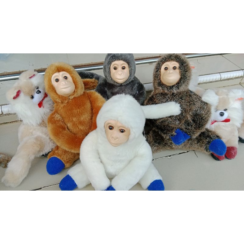 Jual boneka monyet, boneka kera besar size s t25cm | Shopee Indonesia