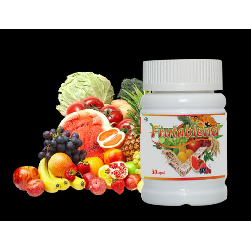 Jual Frutablend Hwi 30 kapsul terdiri dari 22 jenis sayuran dan buah ...
