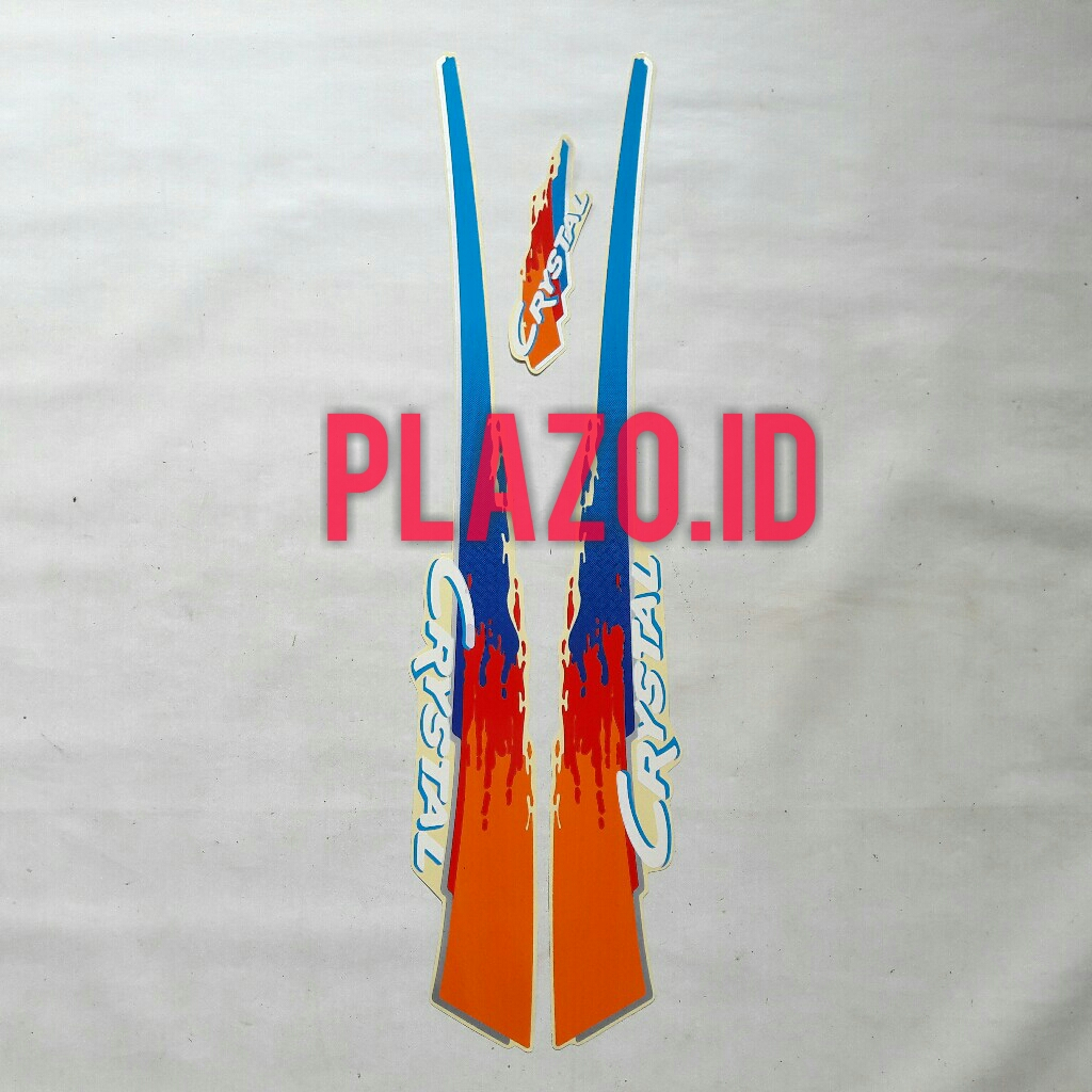 Jual stiker striping lis body motor suzuki crystal tune 1992 biru ...