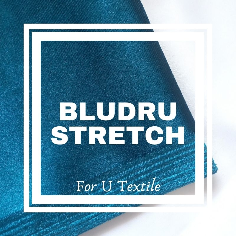 Jual {FAVORITE} KAIN BLUDRU STRETCH • PREMIUM BLUDRU STRETCH VELVET ...