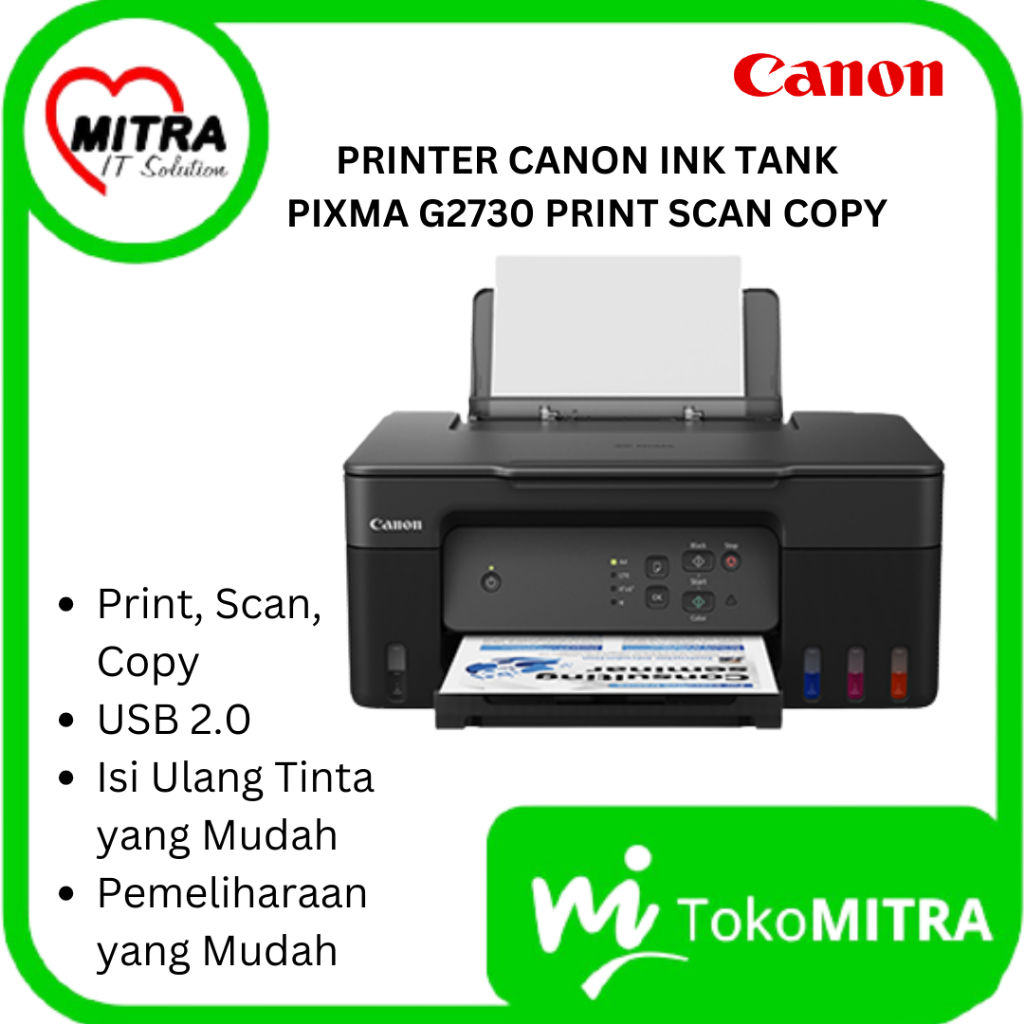 Jual PRINTER CANON INK TANK PIXMA G2730 PRINT SCAN COPY | Shopee Indonesia