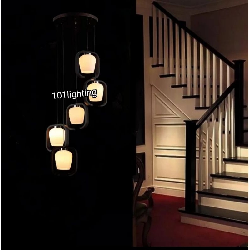 Jual lampu gantung void tangga minimalis modern 26672 | Shopee Indonesia