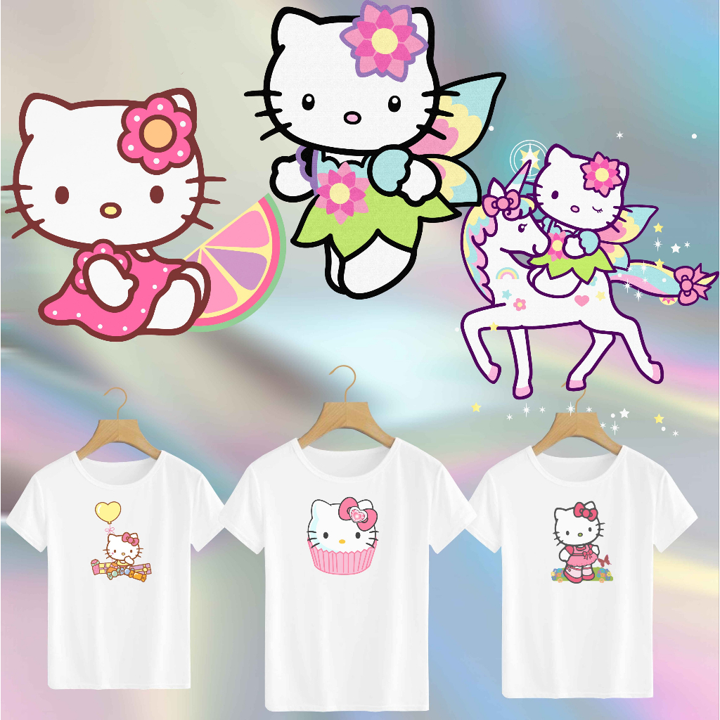 Jual SABLON STICKER DTF UKURAN A5 TEMA HELLO KITTY | Shopee Indonesia