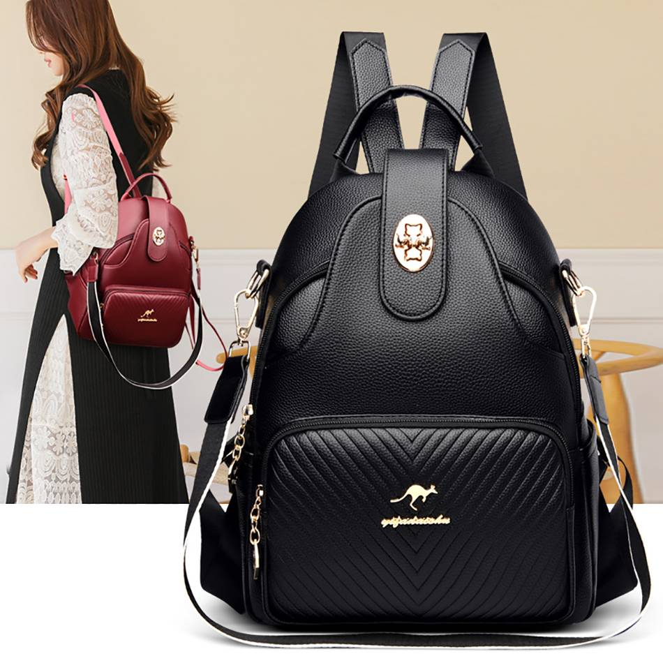 Jual Felicia - Backpack Wanita Multifungsi Tas Ransel Wanita Fashion ...