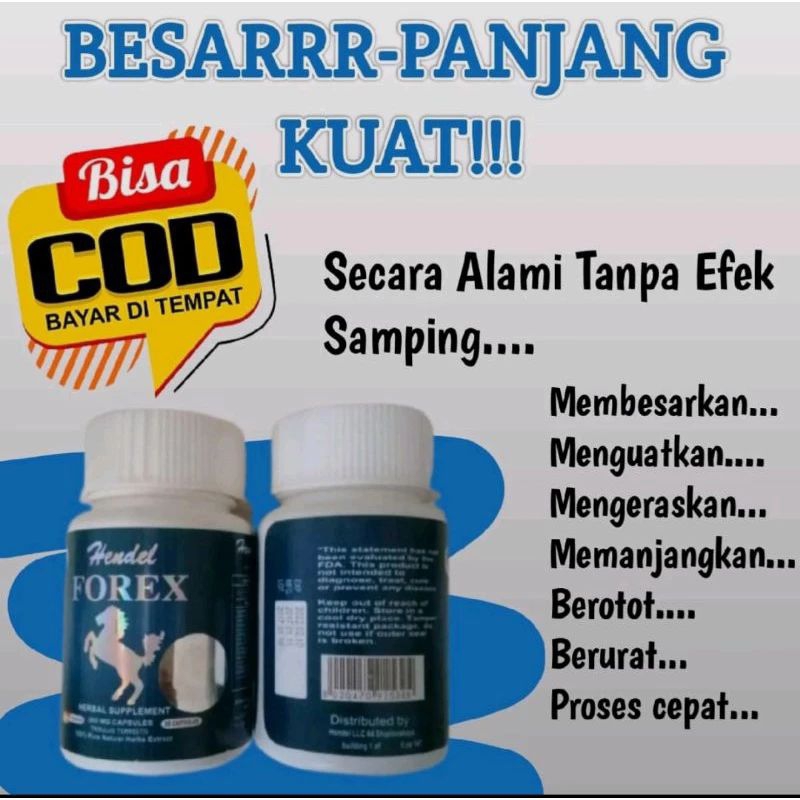 Jual suplemen kapsul forexx pembesar kuat tahan lama permanen pria | Shopee Indonesia