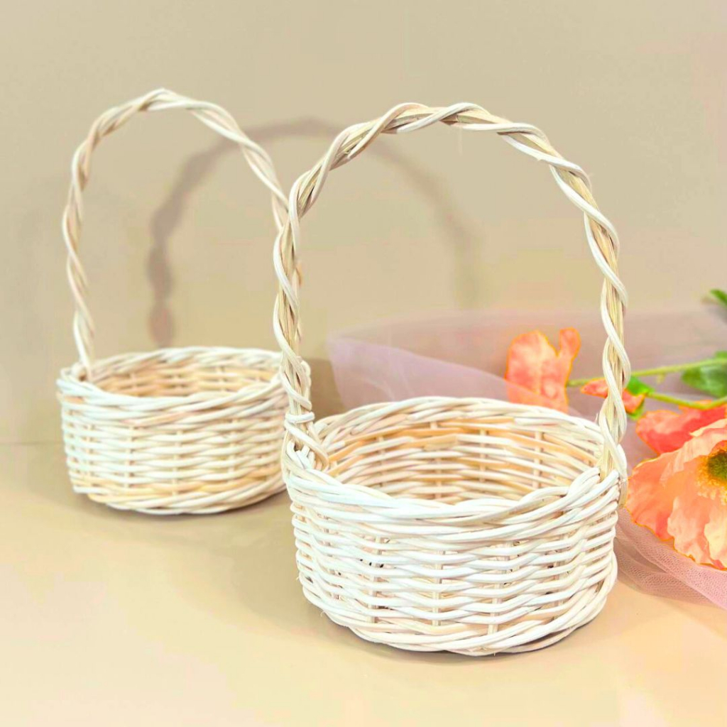 Jual Keranjang Rotan Ukuran Kecil Handmade Produksi Surabaya - Vas ...