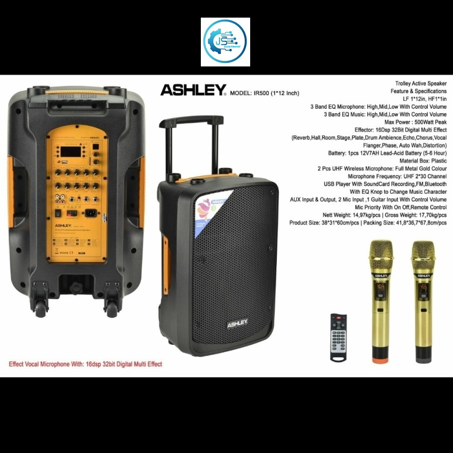 Jual Speaker portable wireless meeting ashley ir500 ir 500 bluetooth ...