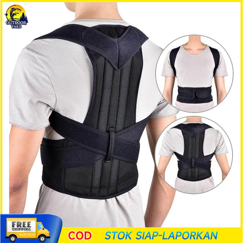 Jual Back Posture Corrector Penyangga Tulang Belakang Penegak Punggung ...