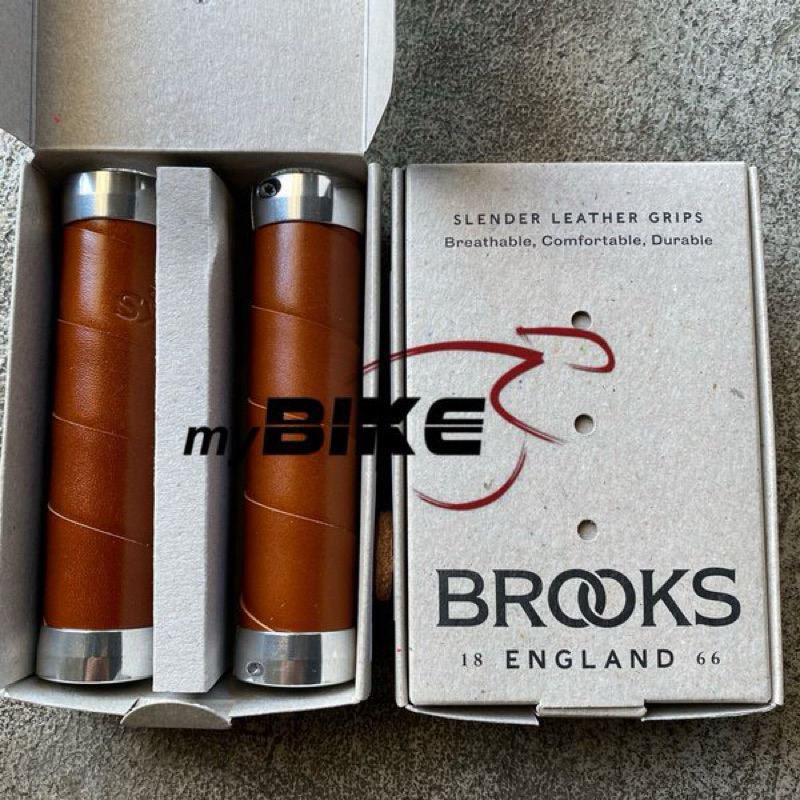Jual Brooks Slender Leather Grip Honey 130mm | Shopee Indonesia