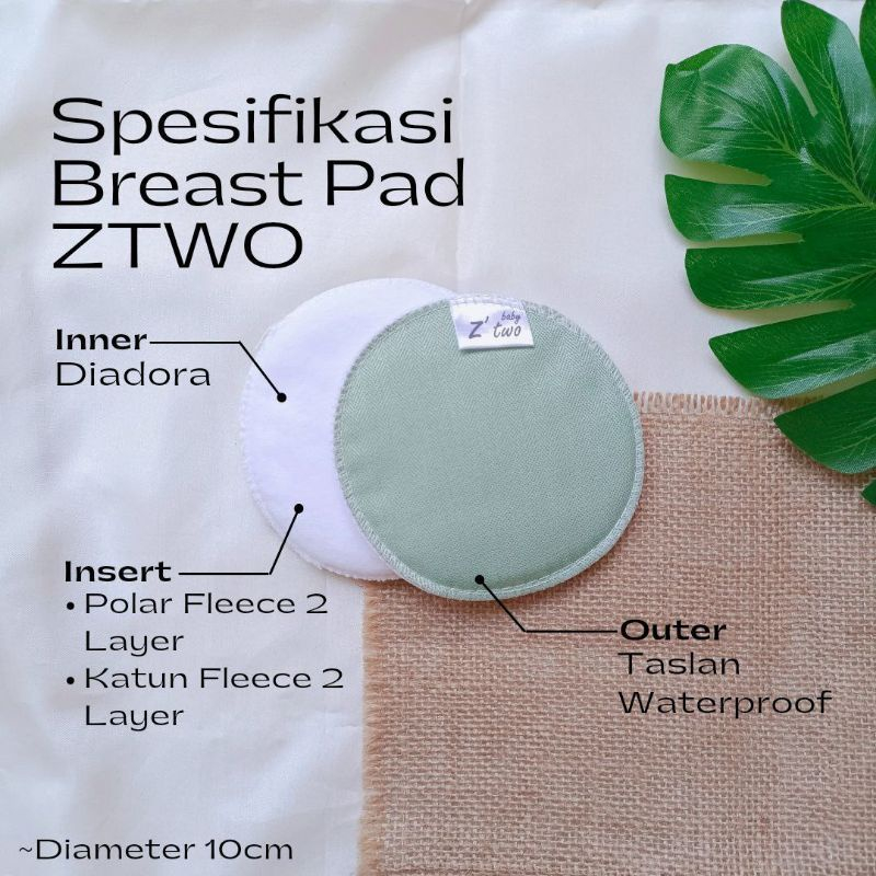 Jual Ztwo Breast Pad Breastpad Washable | Bantalan Peresap Penyerap Asi Berlebih | Pembalut Asi ...