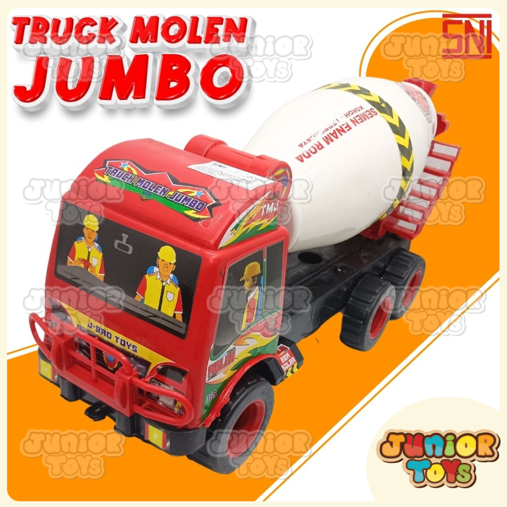 Jual Mainan Truk Molen Mobil Mobilan Anak Ukuran Jumbo Besar Mixer ...