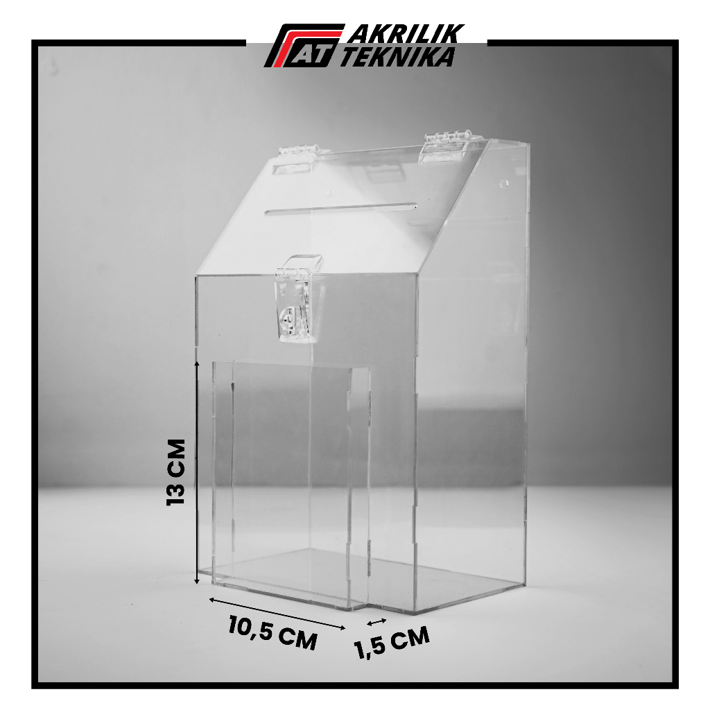 Jual Kotak Saran Box Amal Kunci Akrilik - Bening | Shopee Indonesia