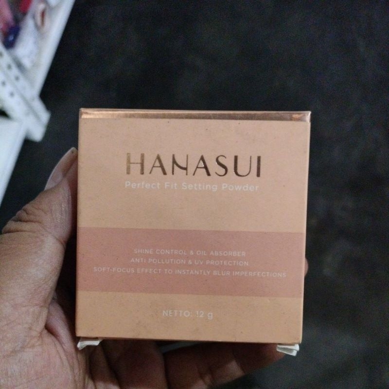 Jual Hanasui perfect fit setting powder light & natural 12 g | Shopee ...