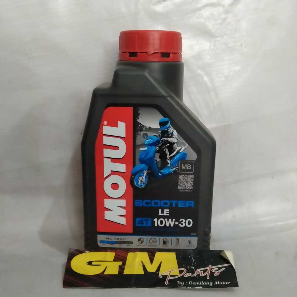 Jual OLI MESIN MOTOR 4 TAK MOTUL SCOOTER LE 4T 10W30 MB ORIGINAL ...