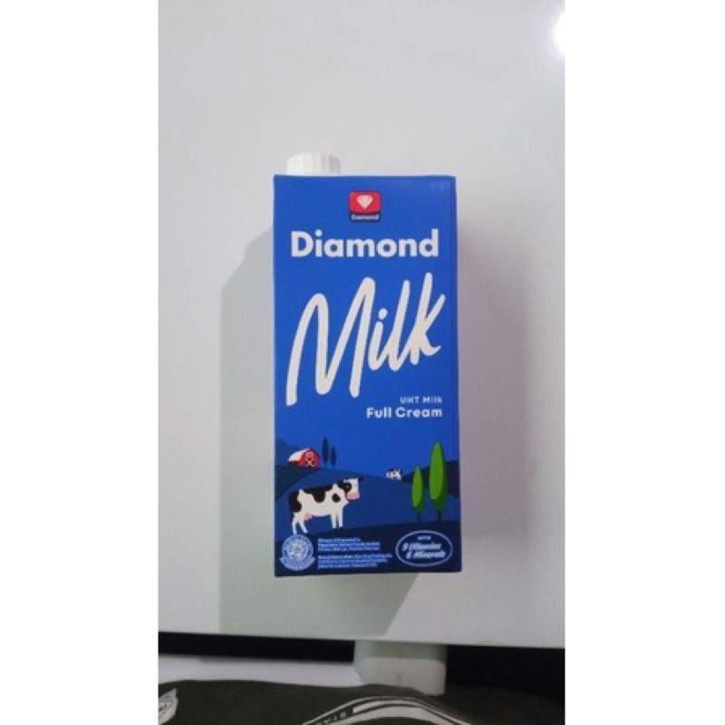 Jual Susu Diamond UHT 1 Liter Full Cream - Diamond Milk UHT | Shopee Indonesia