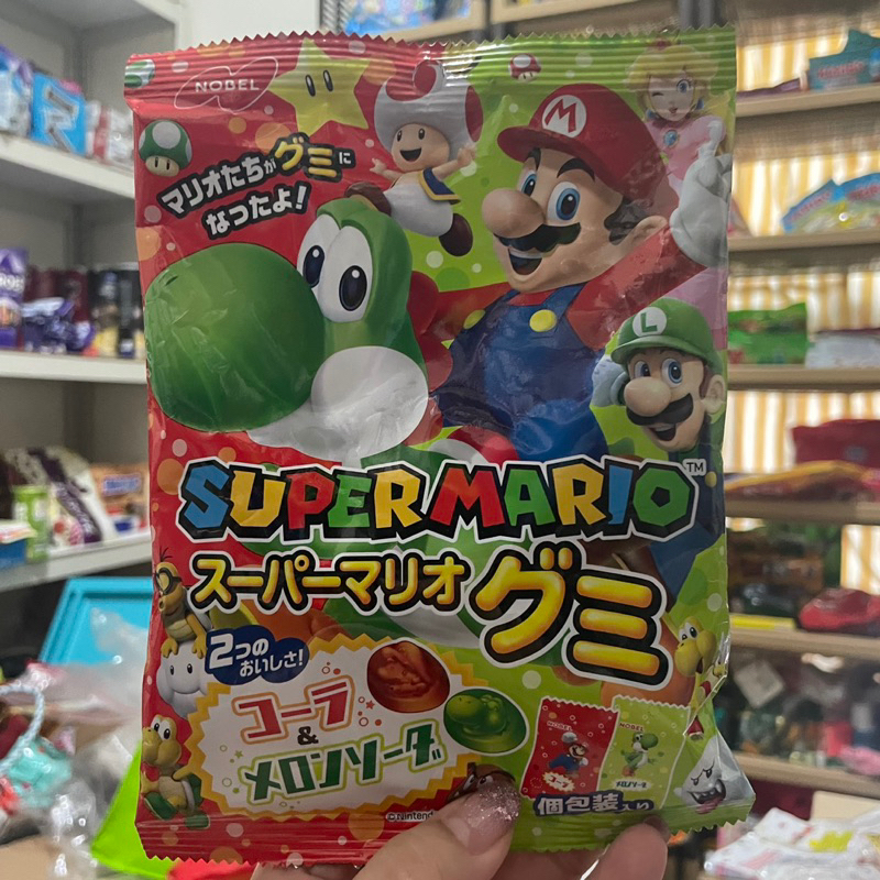 Jual SUPER MARIO Gummy permen Jepang Gummies Mario Bros 85gr | Shopee ...