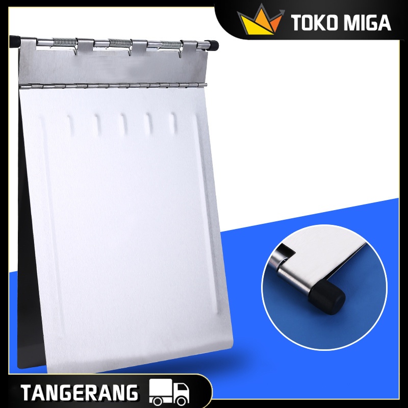 Jual Patient Folder Metal Clipboard Stainless Folder Pasien A4 Untuk ...