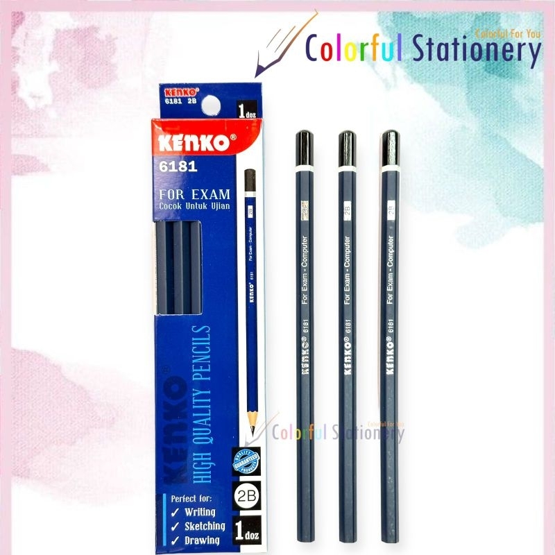 Jual Pensil 2B Kenko Biru 6181 (12 Pcs) | Shopee Indonesia