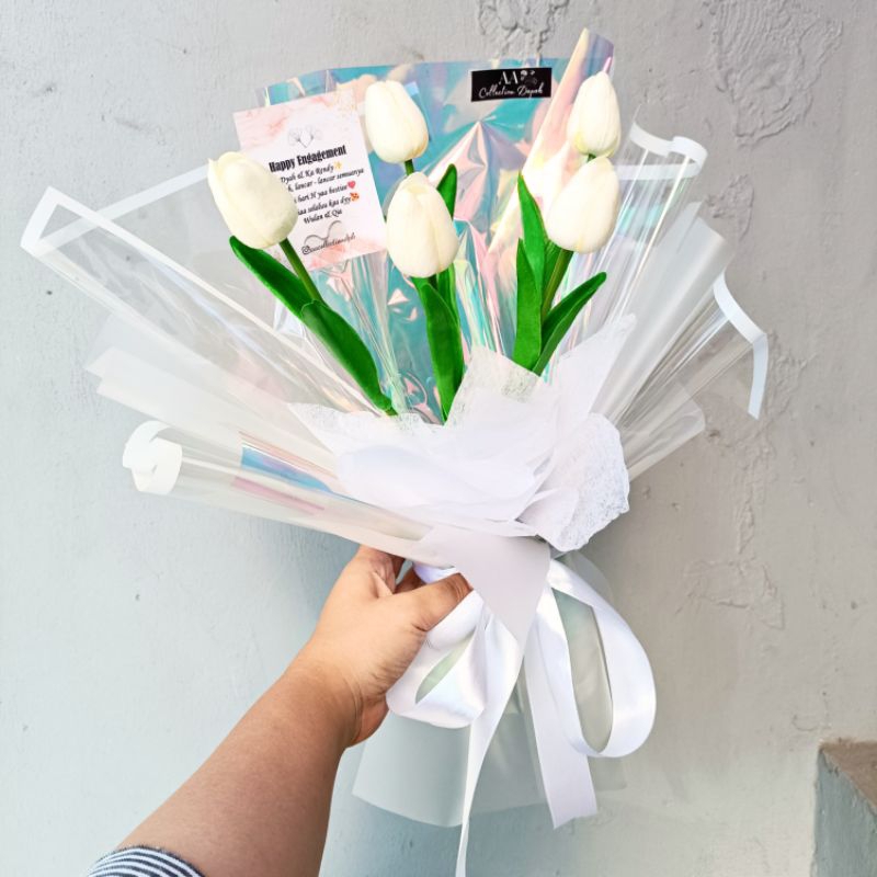 Jual BUKET BUNGA HOLOGRAM / BUKET HOLOGRAM/ BUKET TULIP | Shopee Indonesia