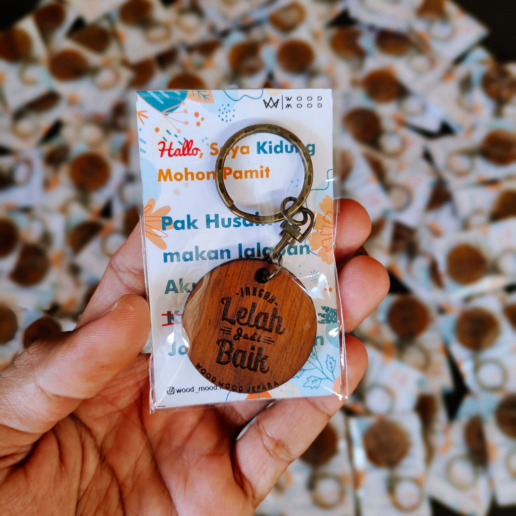 Jual Gantungan Kunci Kayu (Bisa Custom) | Shopee Indonesia