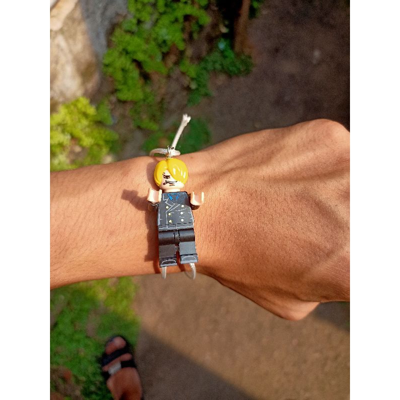 Jual gelang lego karakter sanji kece bisa custom karakter dan tali bisa ...