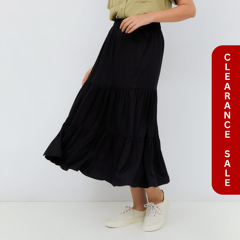 Jual JSM Bawahan Rok Wanita - ELIF Rampel Skirt Katun Rayon | Shopee ...