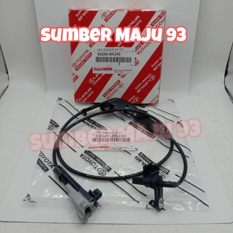 Jual Sensor Speedometer Speed ABS Belakang Kanan Toyota Hilux Revo / Fortuner Vrz 89545-0K240 ...