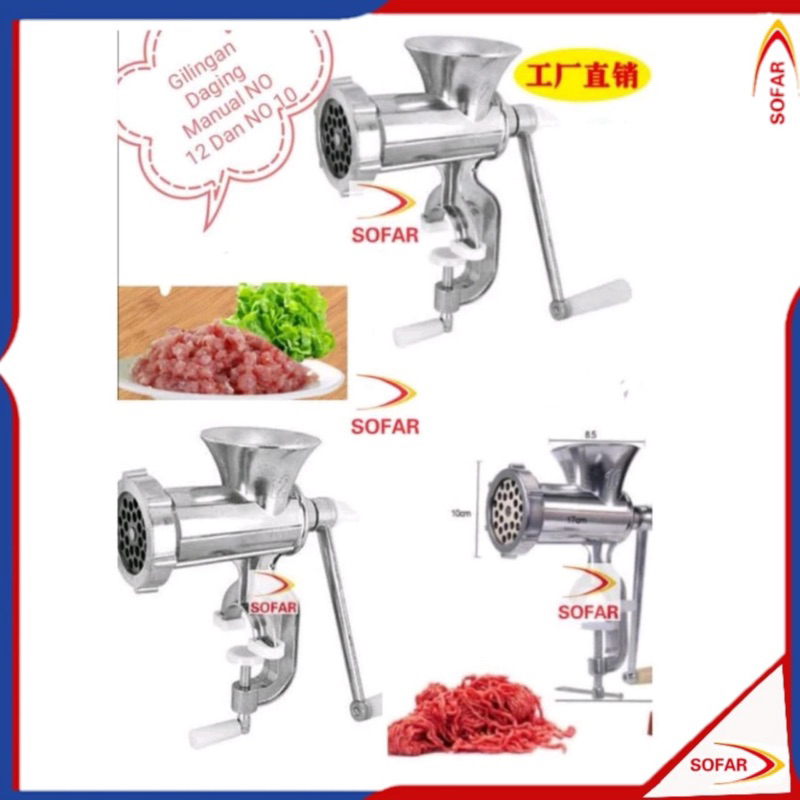 Jual Multifungsi Penggiling Gilingan Daging Meat Mincer Manual ...