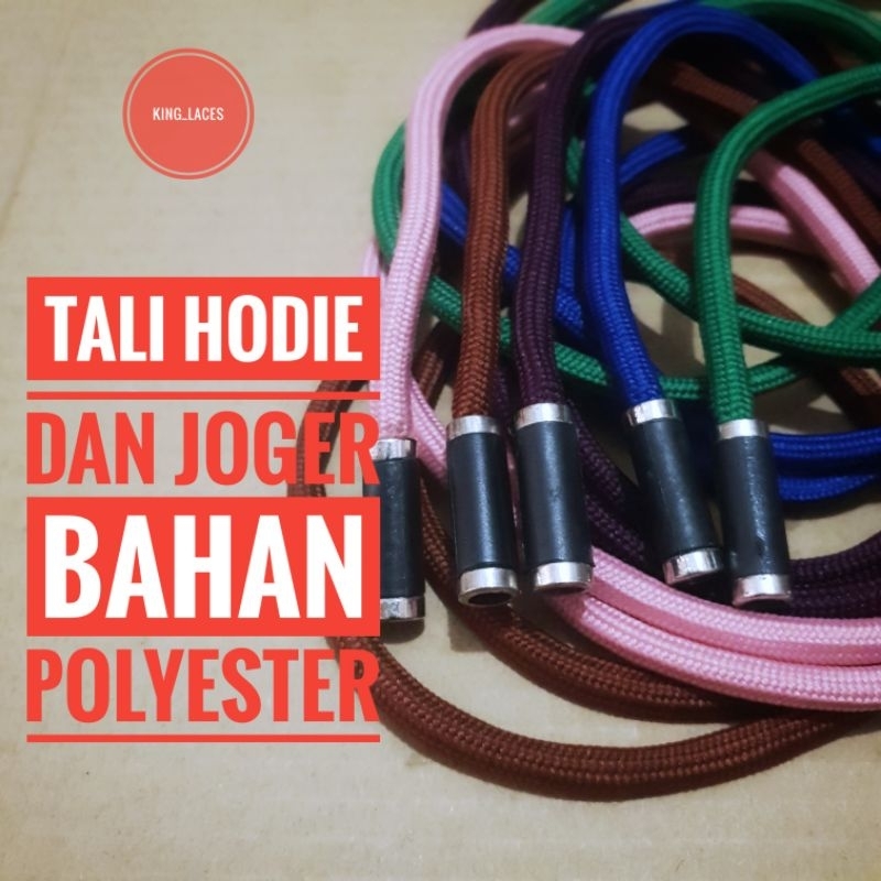 Jual tali jogger dan hoodie bahan polyester uk 120cm | Shopee Indonesia